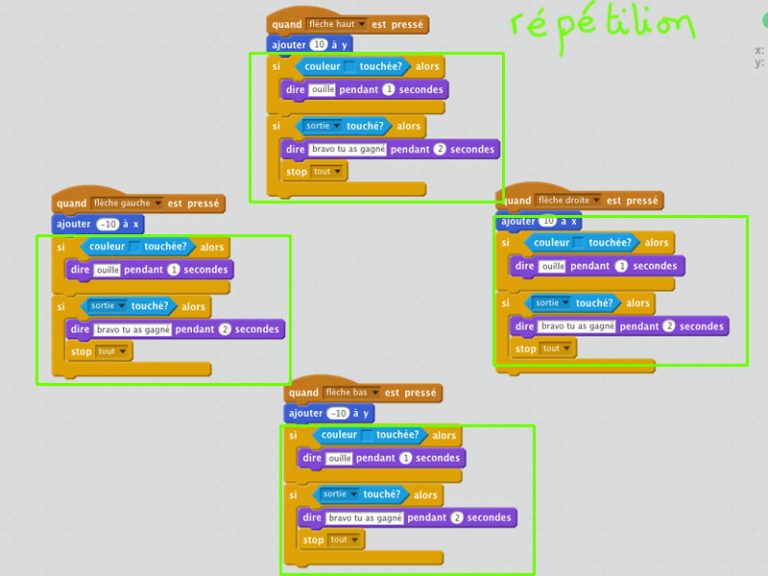3 – Scratch : Mouvement et graphisme – Mathinfo