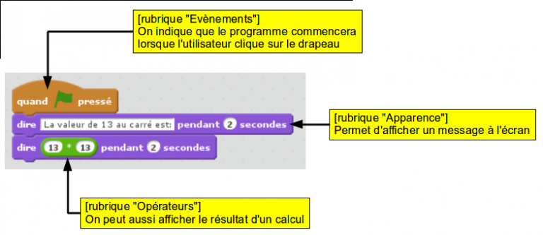 1 – Scratch : variable et test – Mathinfo